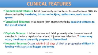 Tetanus in children Dr. ozil | PPTX