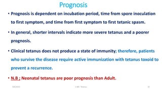 Tetanus in children Dr. ozil | PPTX