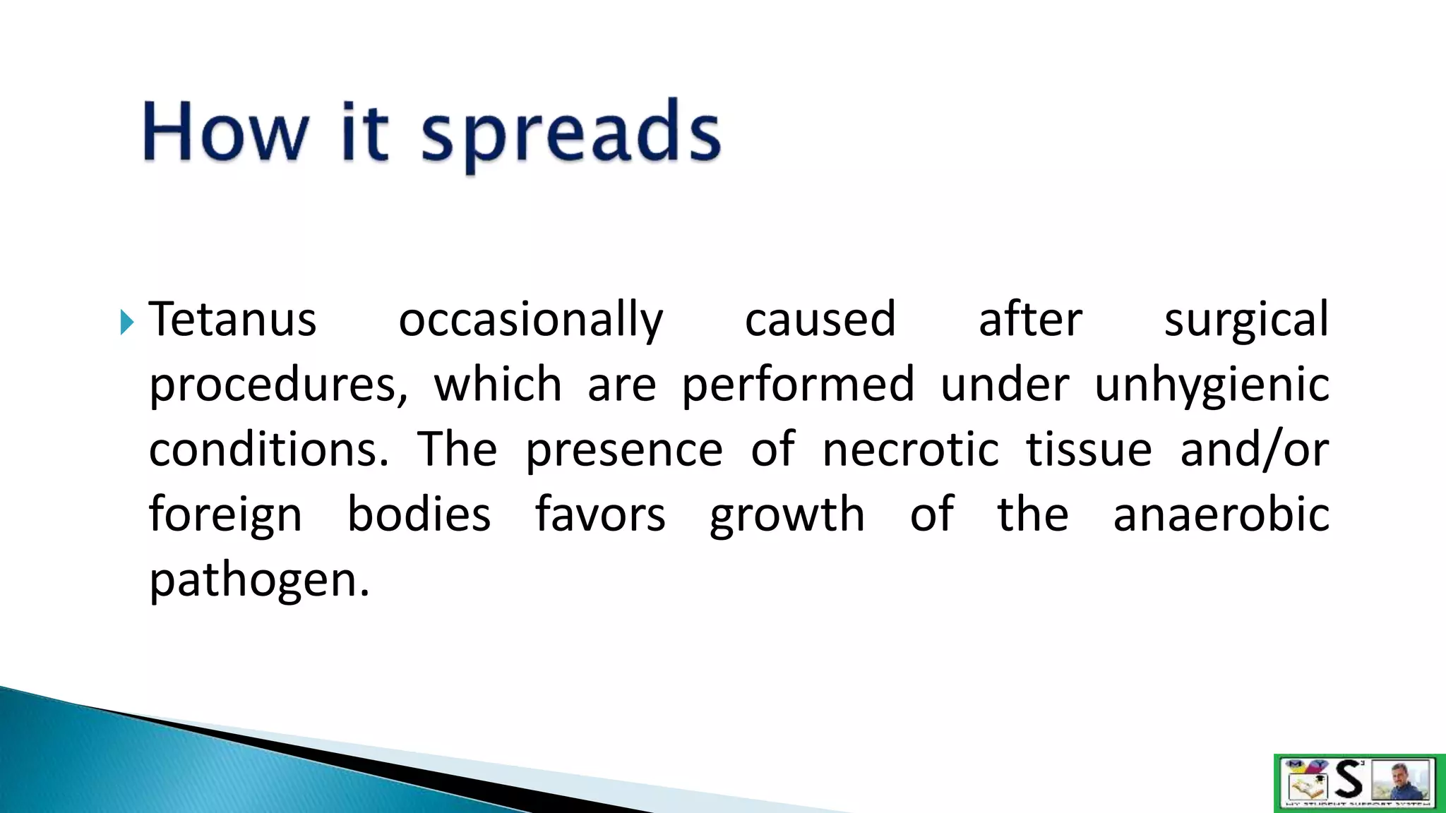 Tetanus in english . | PPTX | Infectious Diseases | Diseases and Conditions
