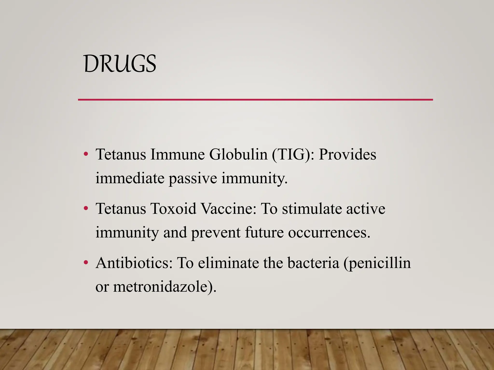 Tetanus in newborns. CONDITIONS FOR THE SICK CHILDREN. | PPTX