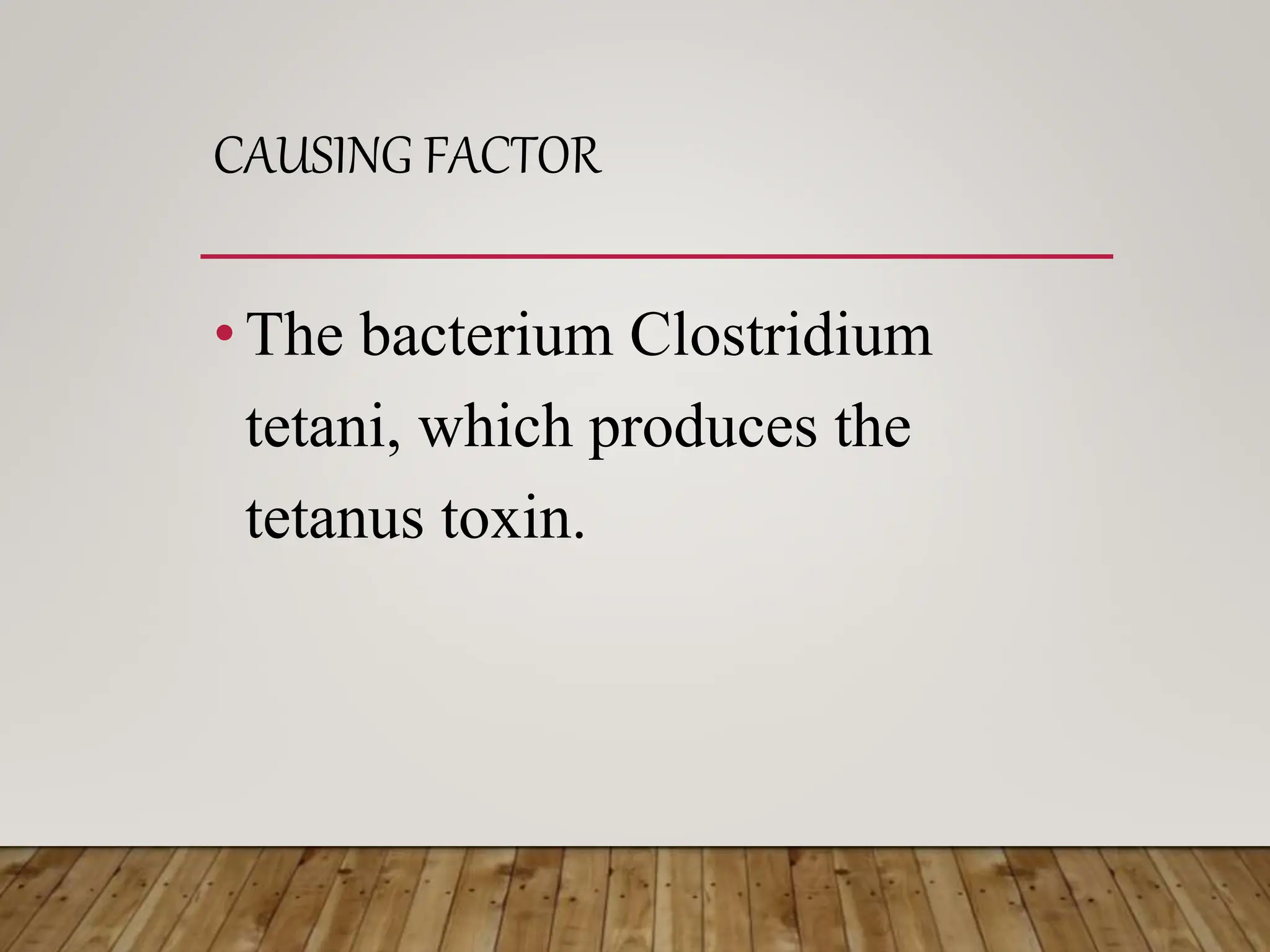 Tetanus in newborns. CONDITIONS FOR THE SICK CHILDREN. | PPTX