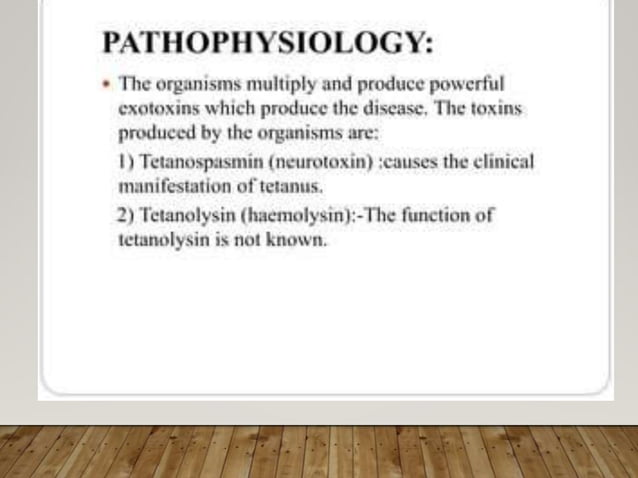 Tetanus in newborns. CONDITIONS FOR THE SICK CHILDREN. | PPT