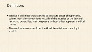 TETANUS DISEASE IN PEDIATRICS AM.pptx