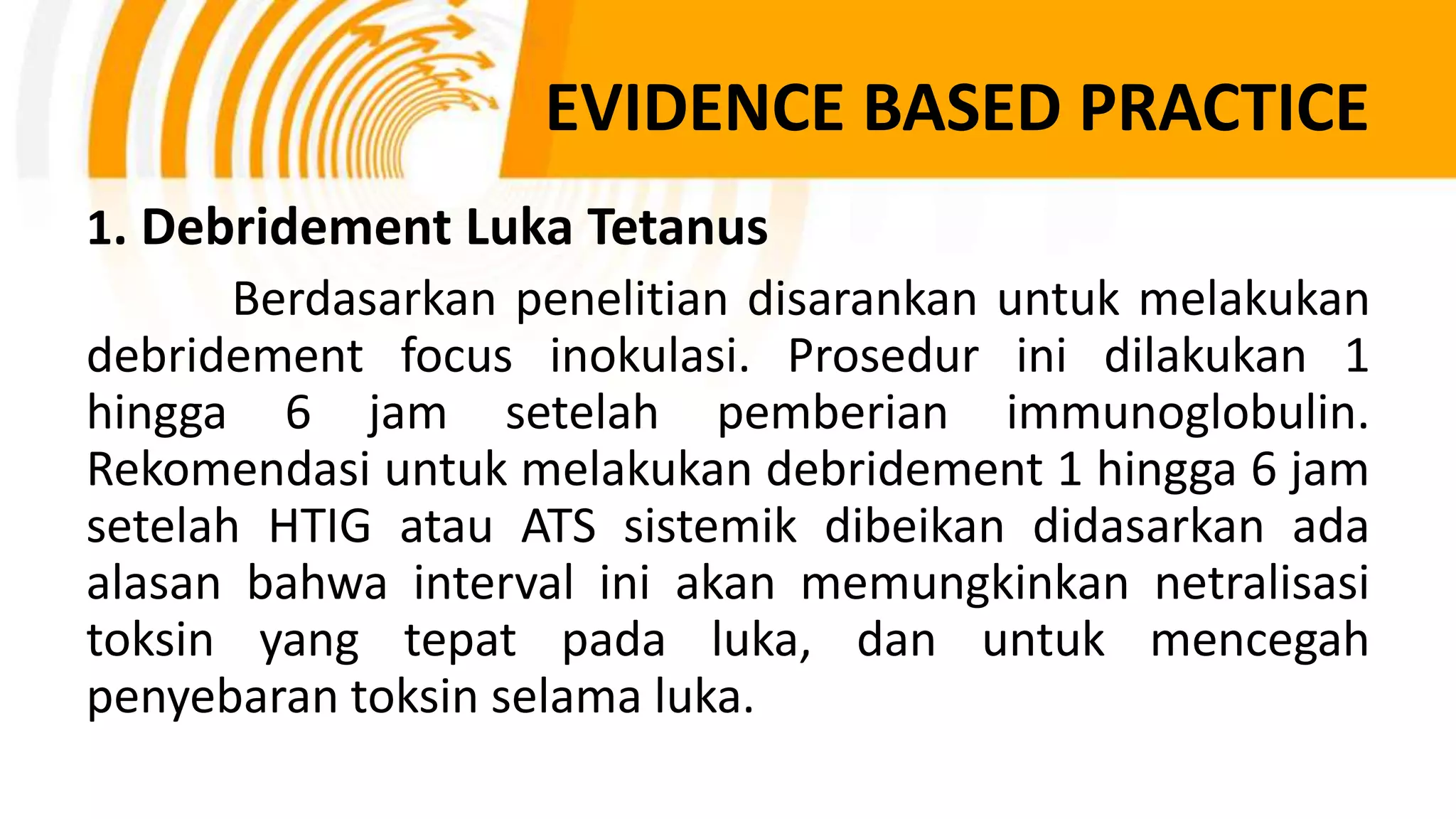 Tetanus kelompok 4 | PPTX