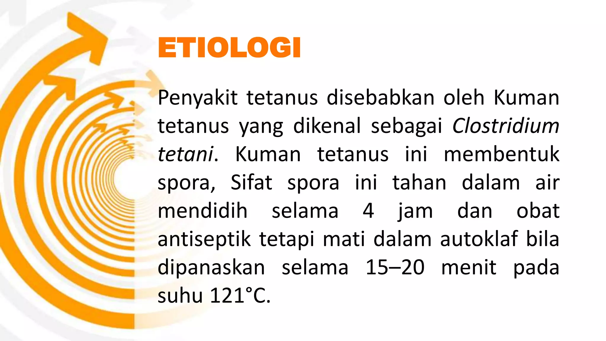 Tetanus kelompok 4 | PPTX
