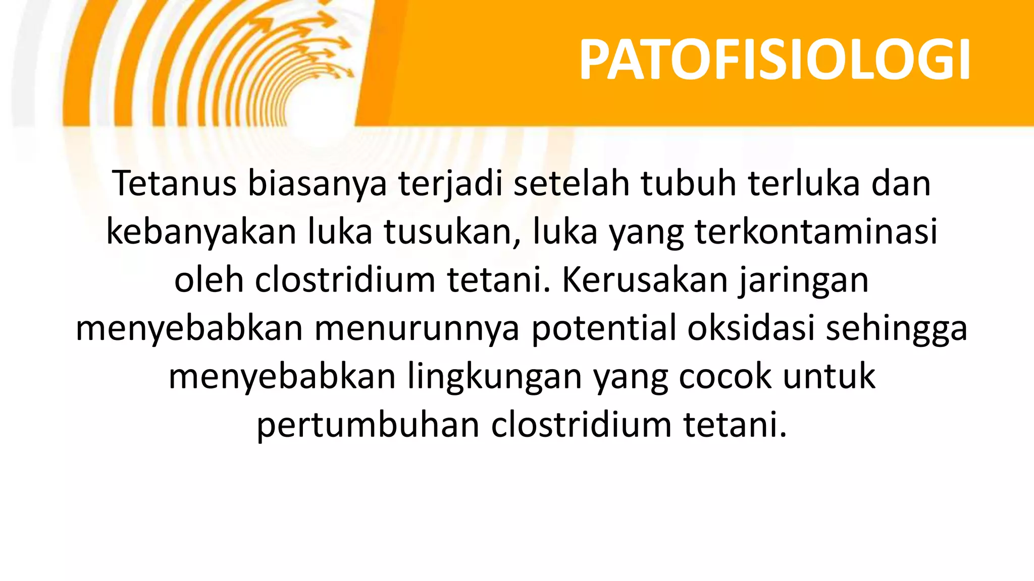 Tetanus kelompok 4 | PPTX