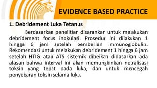 Tetanus kelompok 4 | PPTX