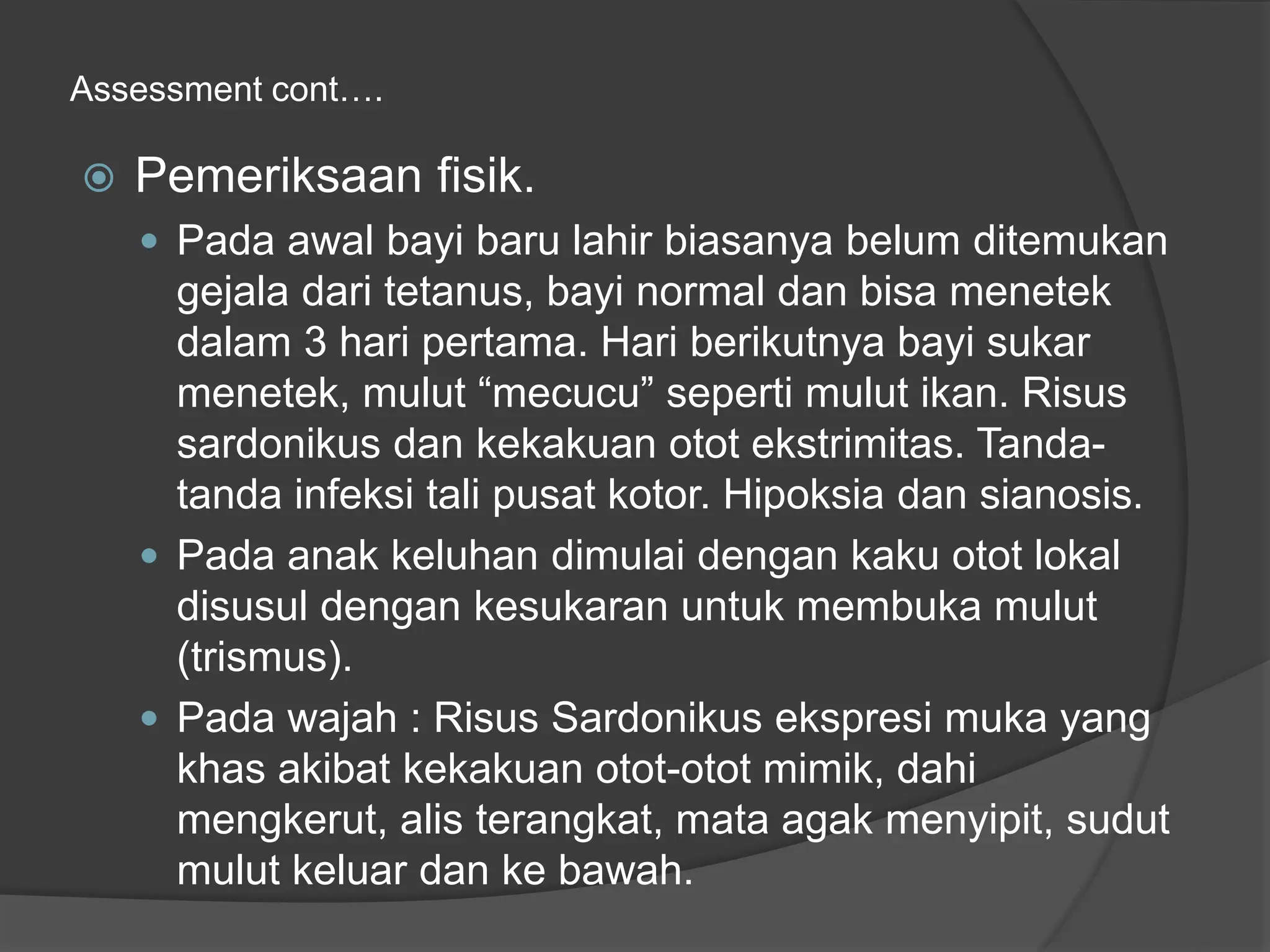 MATERI MANAJEMEN OF PENYAKIT TETANUS.ppt