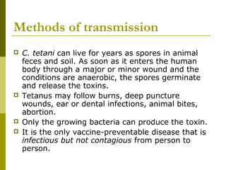 !Tetanus m | PPT