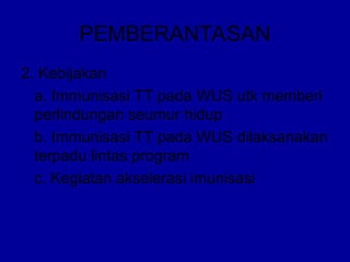 TEtanus Neonatirum pada bayi baru lahirr | PPT