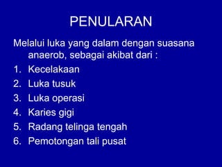 TEtanus Neonatirum pada bayi baru lahirr | PPT