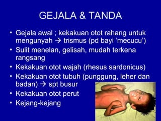 TEtanus Neonatirum pada bayi baru lahirr | PPT