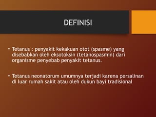 TETANUS_NEONATORUM.pptffffffffffffffffff | PPT