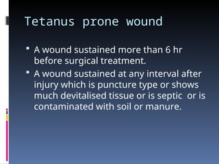 TETANUS NOTES.pptx. medicine | PPT