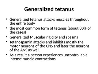 tetanus notes pptx with full explanations | PPTX