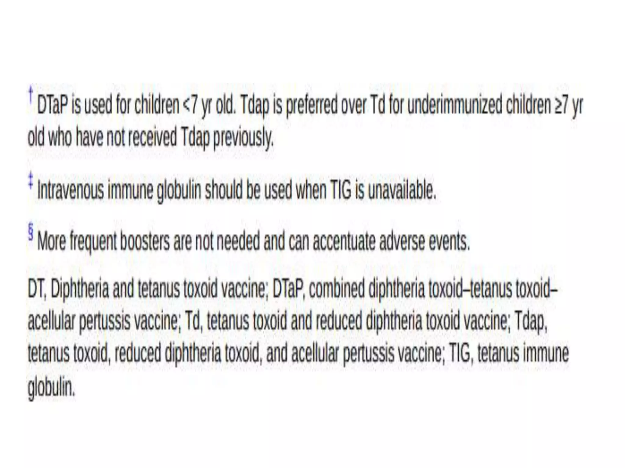 Tetanus prevention | PPT