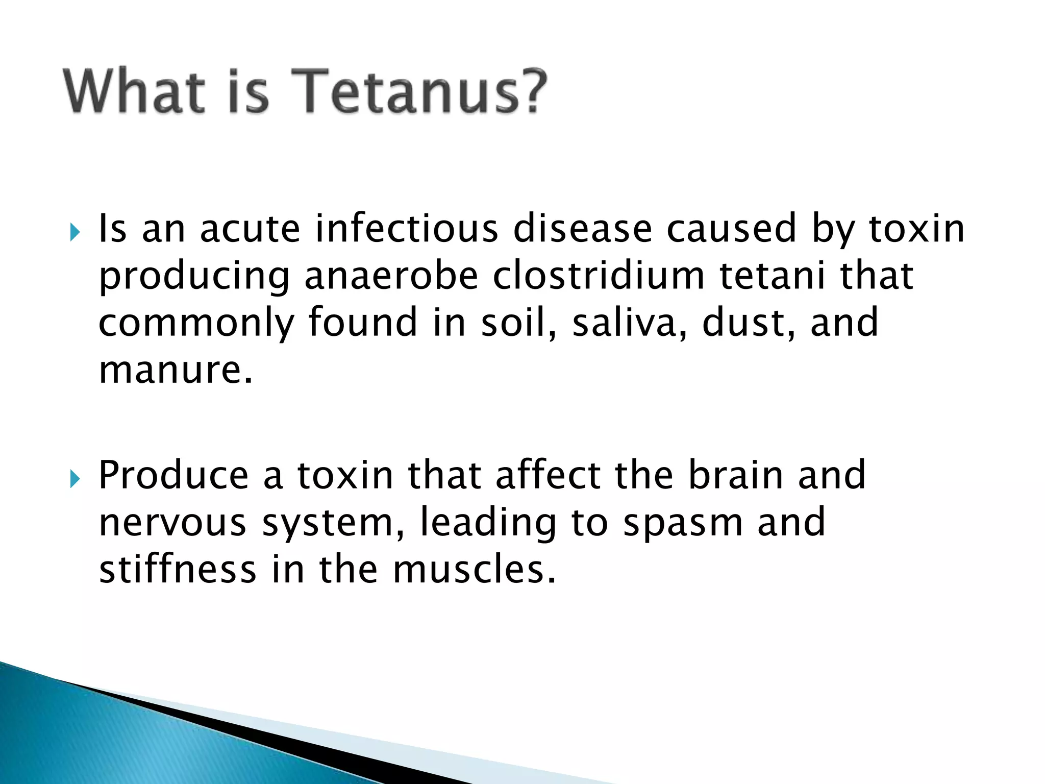 Tetanus prophylaxis and types of immunitynewnewv | PPTX