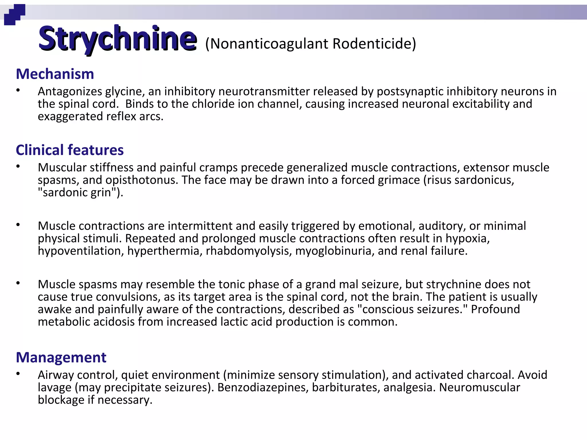 Tetanus-strichnine toxicity & rabies | PPT