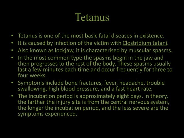 Tetanus toxin mechanism | PPTX | Infectious Diseases | Diseases and ...