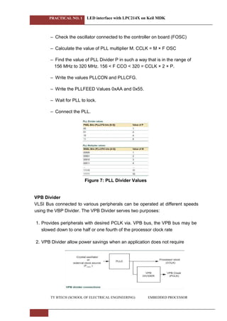 Blinking Of LEDs On LPC2148 ARM 7 TDMIS Based Microcontroller | PDF