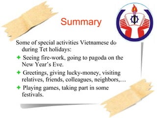 Vietnamese Tet Holiday | PPT