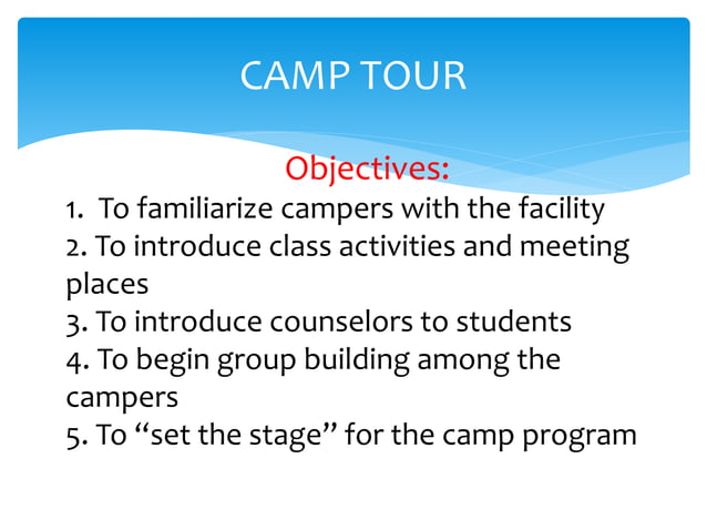 Language Summer Camp Organization | PPT | Free Download