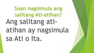 FILIPINO: PANG URI AT PANG ABAY | PPTX