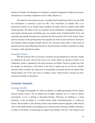 Tetley Seconday Research & Situation Analysis | PDF