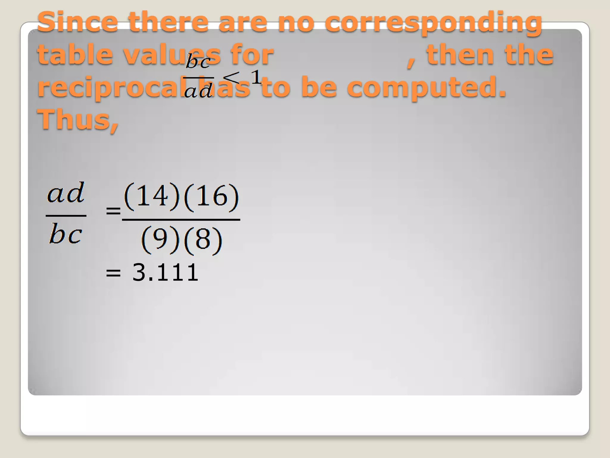 Tetrachoric Correlation Coefficient Pptx