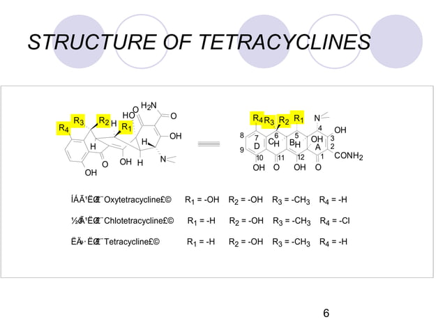 Tetracycline | PPT | Chemistry | Science