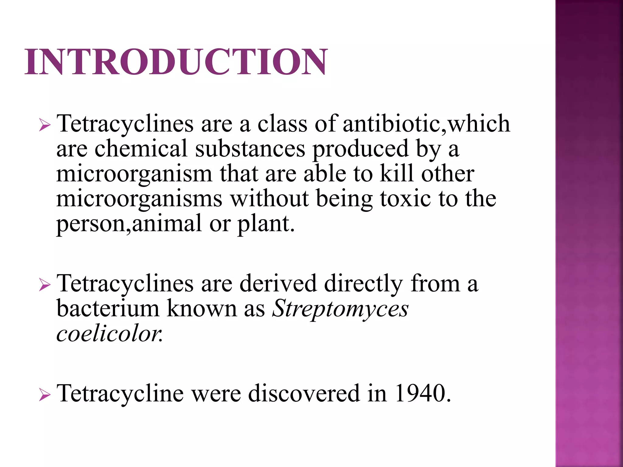 Tetracycline | PPTX