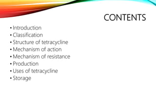 Tetracycline | PPTX
