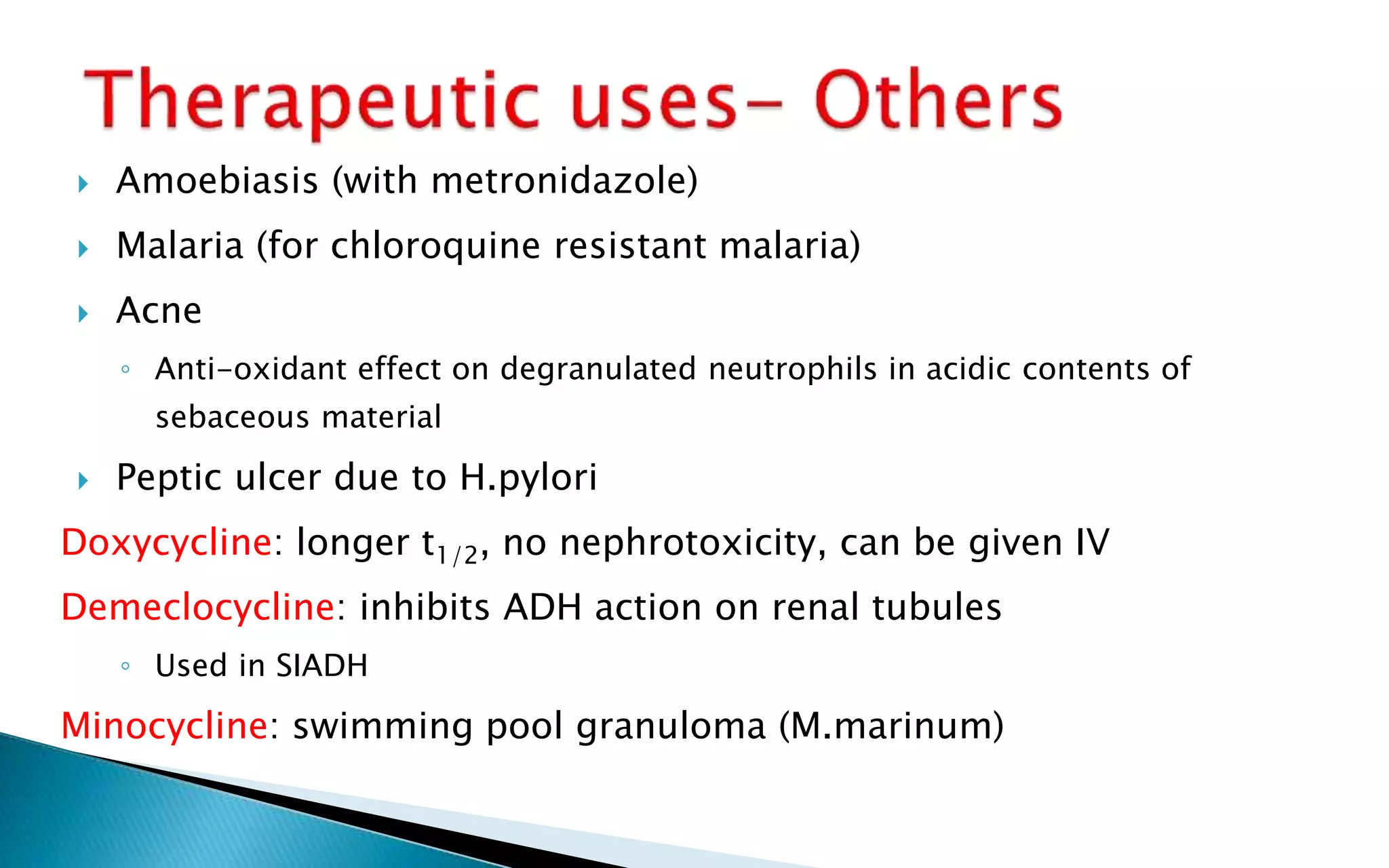 Pharmacotherapy of Tetracyclines | PPTX