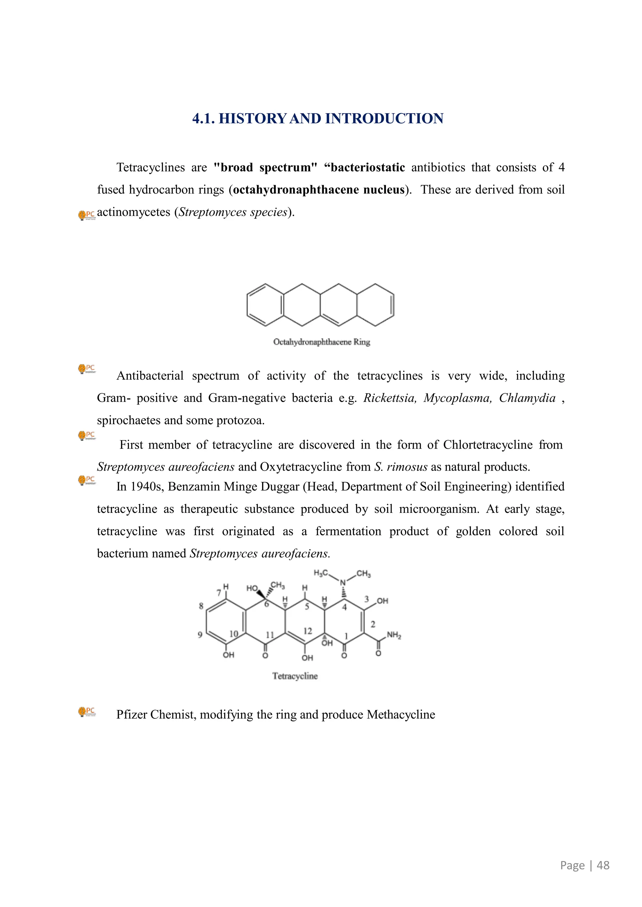 Tetracycline-Medicinal-Chemistry.7 semester | PPTX