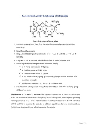 Tetracycline-Medicinal-Chemistry.7 semester | PPTX