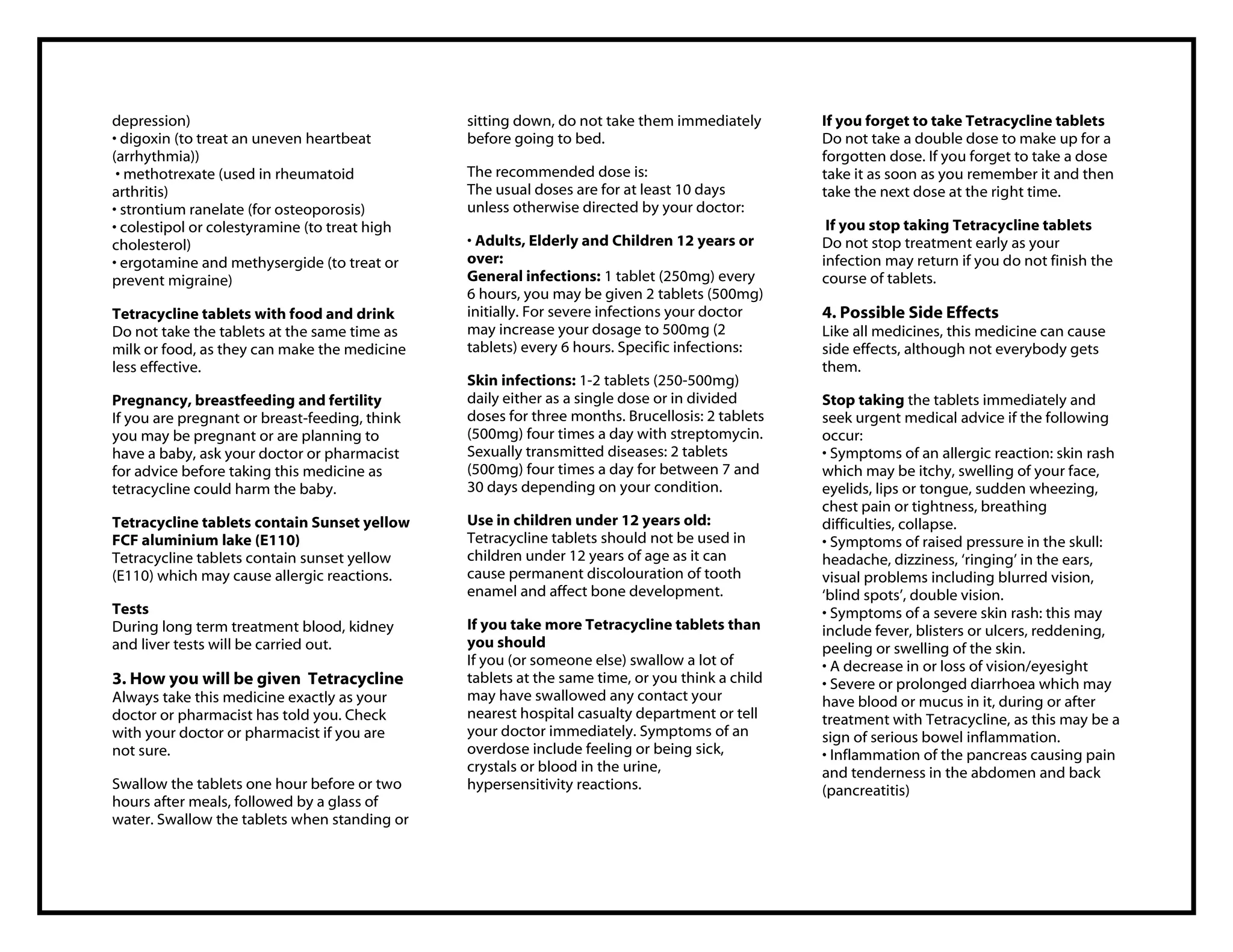 Tetracycline 250mg tablets pil taj pharmaceuticals | PPT