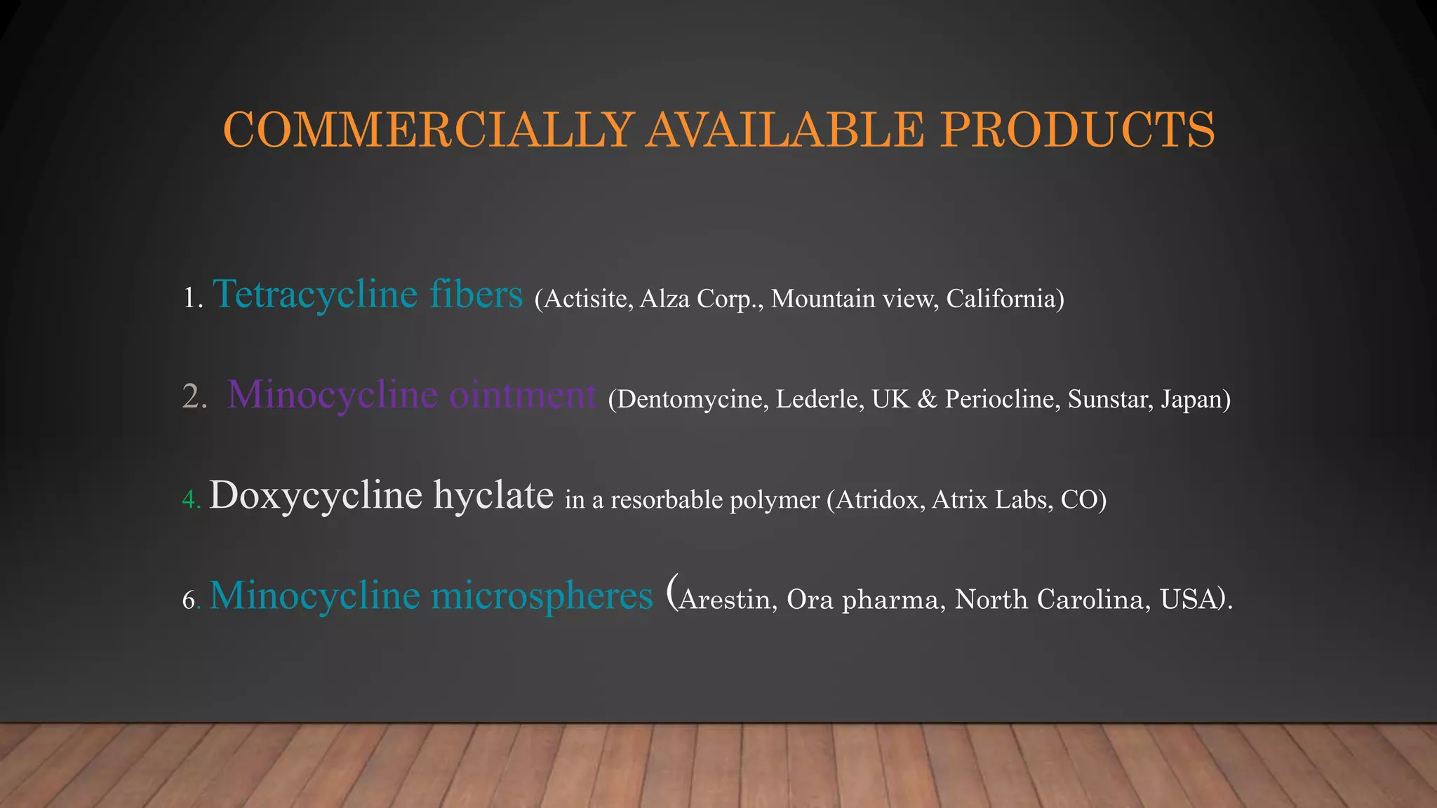 Tetracycline and its modifications .pptx seminar 5 | PPTX