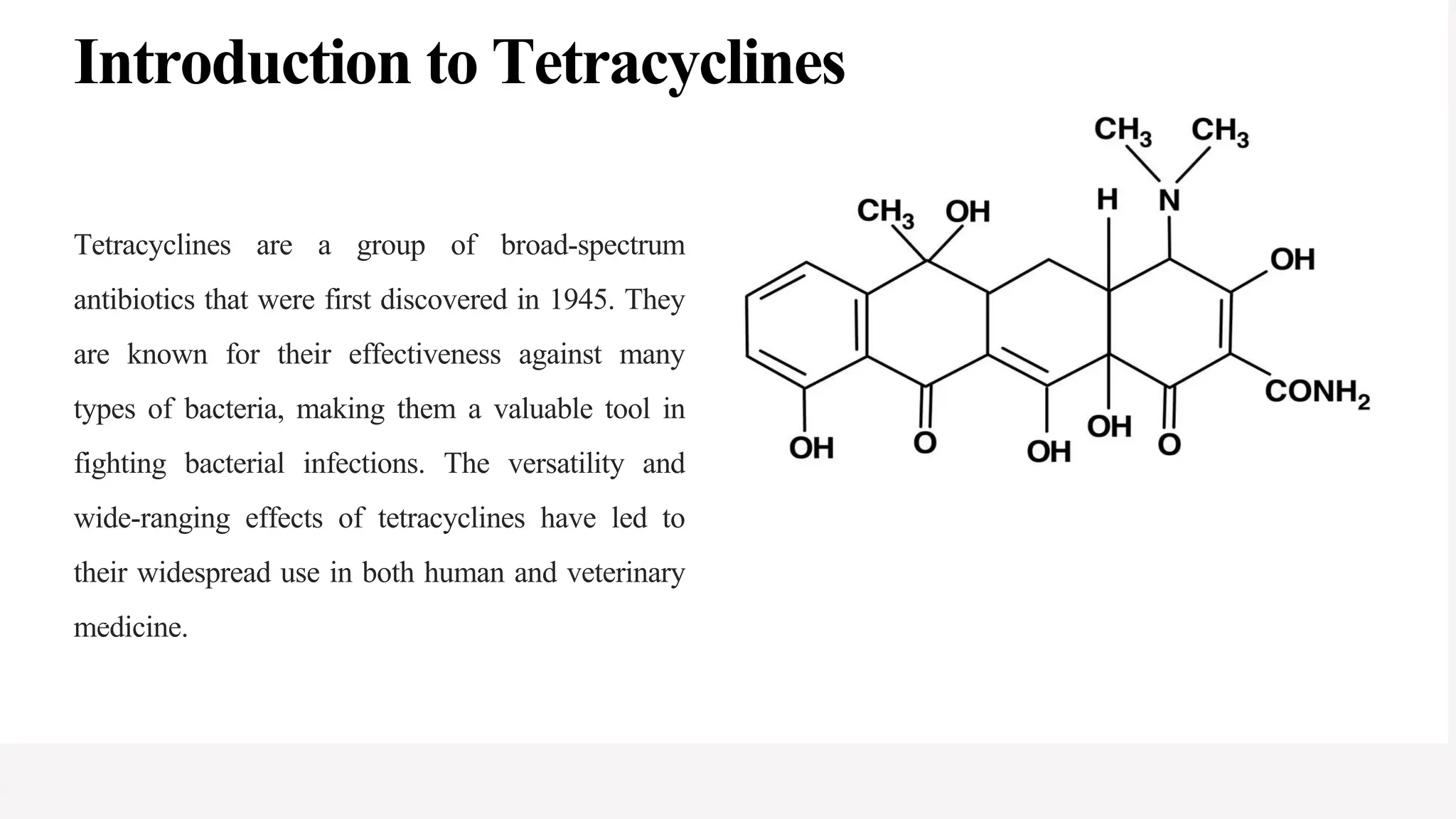 TETRACYCLINE PPT 3.pptx medicinal chemistry | PPTX