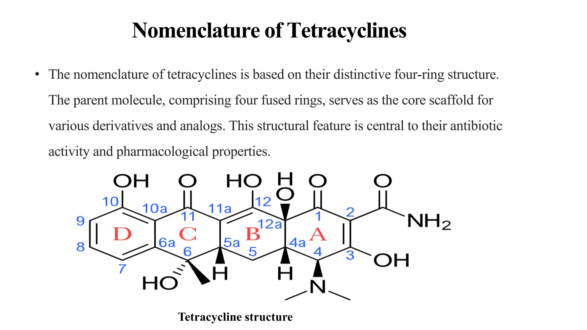 TETRACYCLINE PPT 3.pptx medicinal chemistry | PPTX