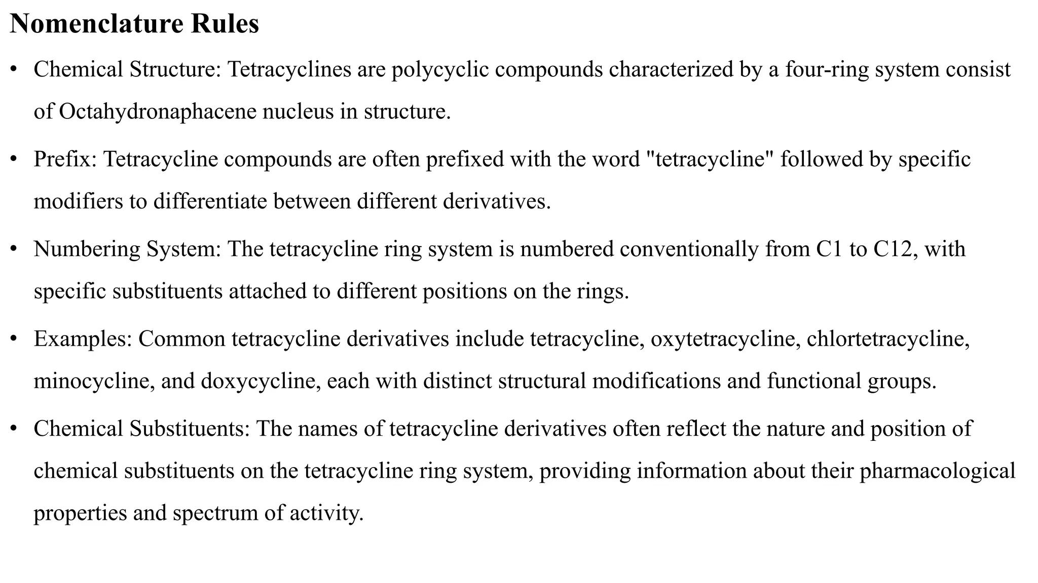TETRACYCLINE PPT 3.pptx medicinal chemistry | PPTX