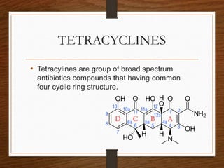 Tetracyclines | PPTX