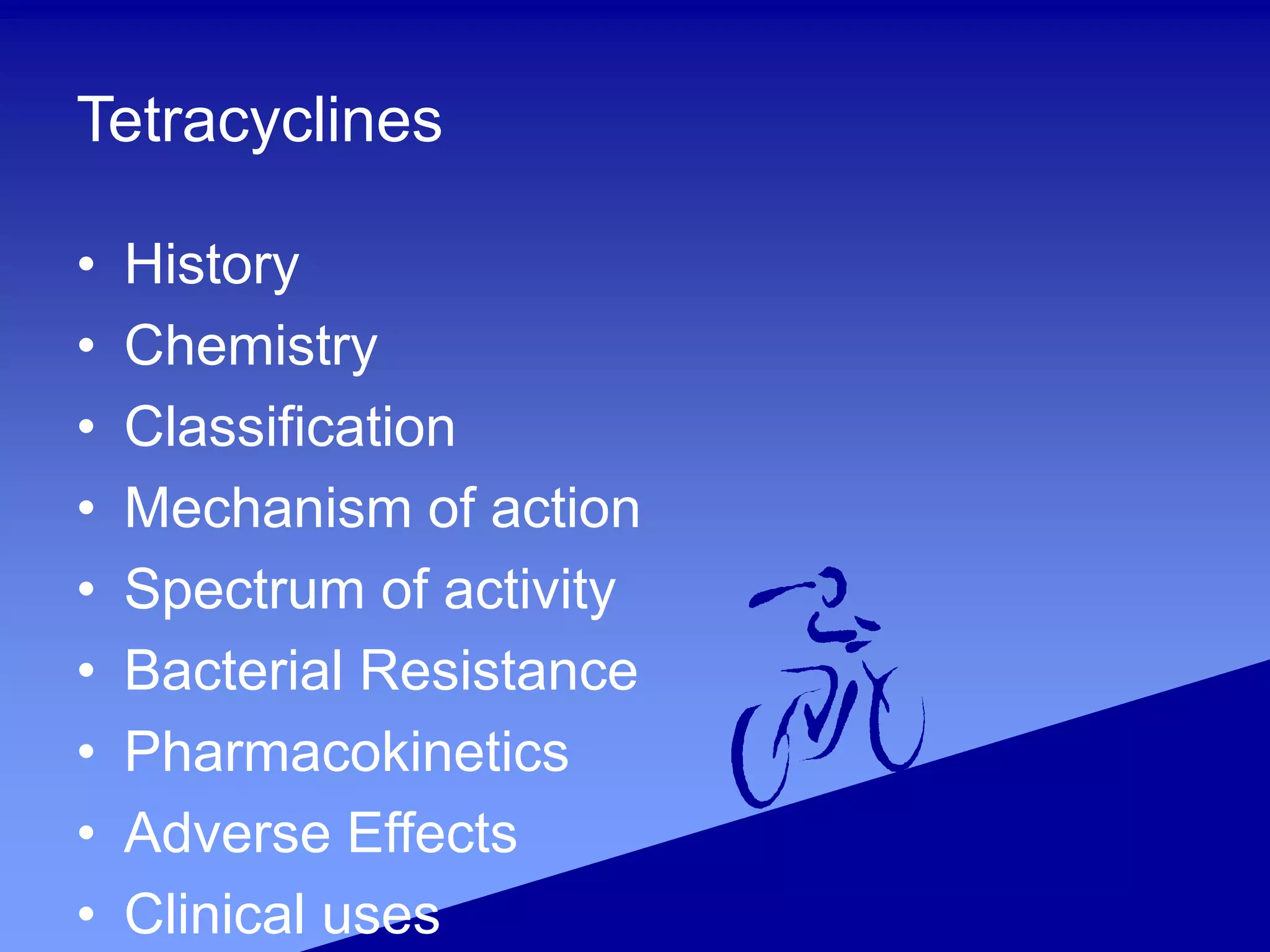 Antibiotic Tetracyclines history,classification,mechanism of action and ...