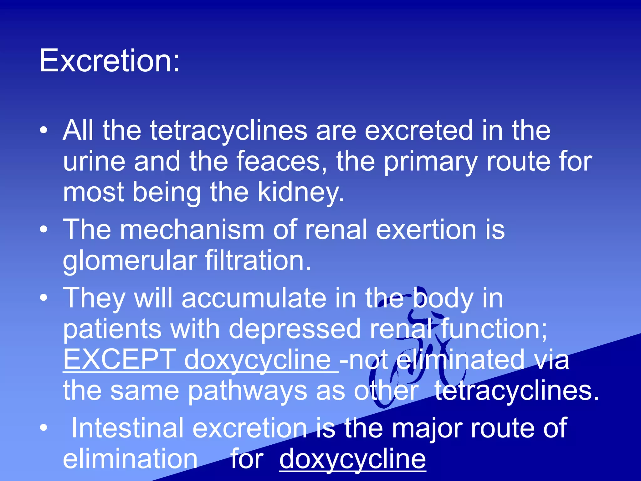Antibiotic Tetracyclines history,classification,mechanism of action and ...