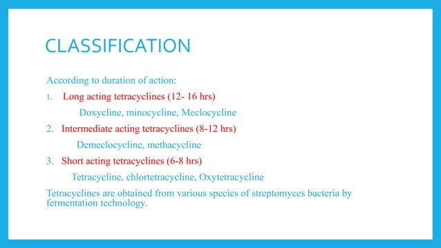 Tetracyclines | PPTX