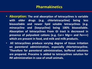 Tetracyclines | PPTX