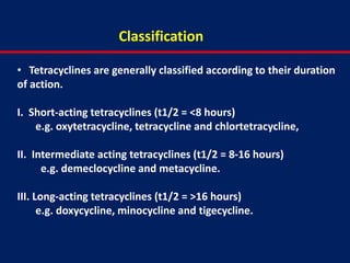 Tetracyclines | PPTX