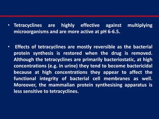 Tetracyclines | PPTX