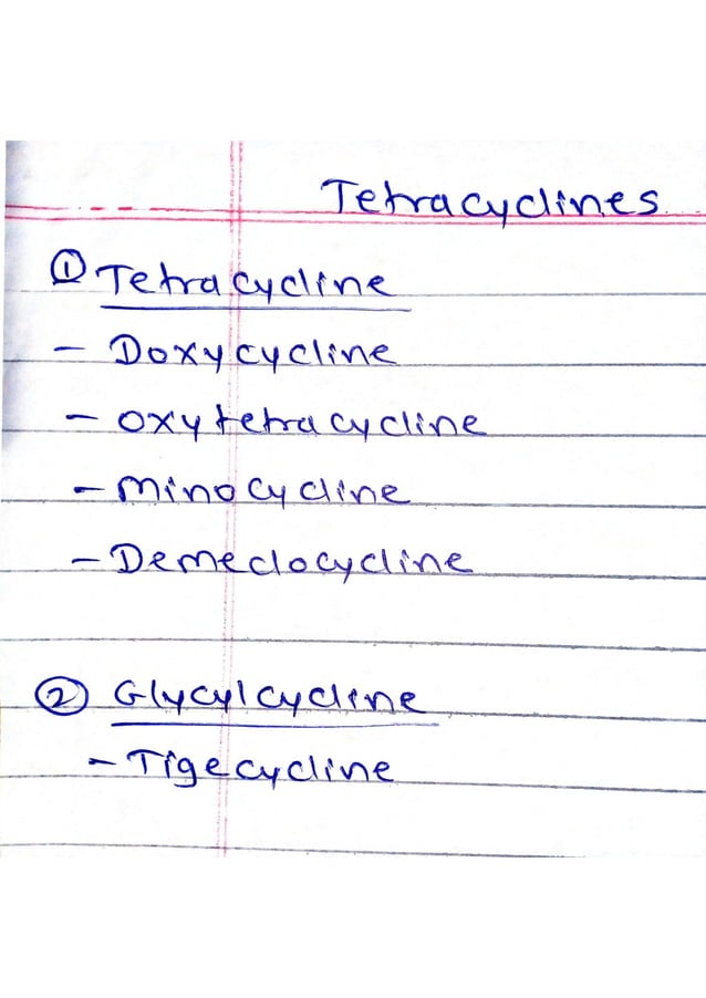 Tetracyclines | PDF
