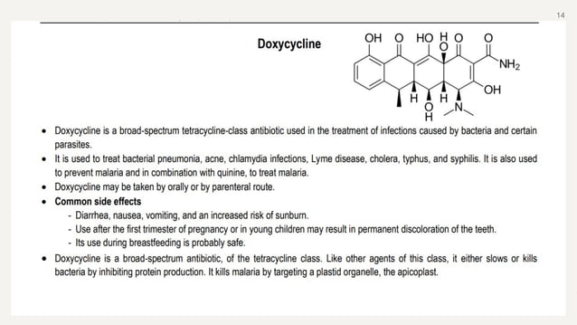 Tetracyclines: A Comprehensive Overview. | PPT