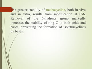 TETRACYCLINE Medicinal chemistry not.pdf